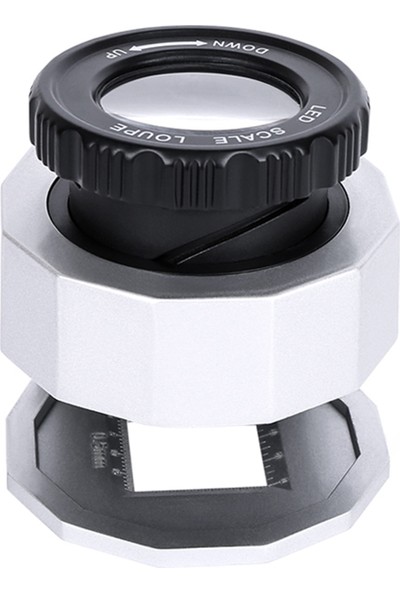 Auvc LED Ölçekli Büyüteç 30X Ayarlanabilir Büyütme Katlanır (Yurt Dışından) Auvc LED Ölçekli Büyüteç 30X Ayarlanabilir Büyütme Katlanır (Yurt Dışından)