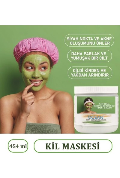 Acenter Ocean Doğal Derinlemesine Etkili Gözenek Temizleyici Kil Maskesi