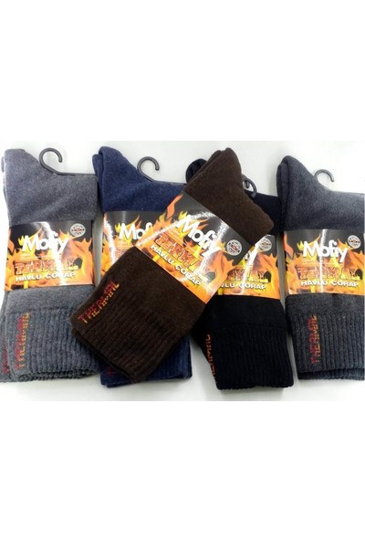 Mofiy Erkek Termal Havlu Çorap 6 ADET-6531