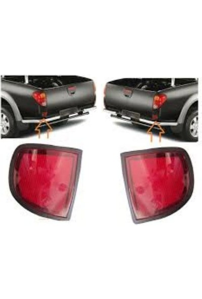 MATSUBA Mitsubishi L200 Arka Çamurluk Reflektörü Sağ-Sol Takım 2007-2014 MATSUBA Mitsubishi L200 Arka Çamurluk Reflektörü Sağ-Sol Takım 2007-2014
