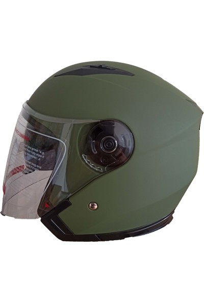 Vcan JK512 Yarım Kask - Mat Green - Xl Vcan JK512 Yarım Kask - Mat Green - Xl