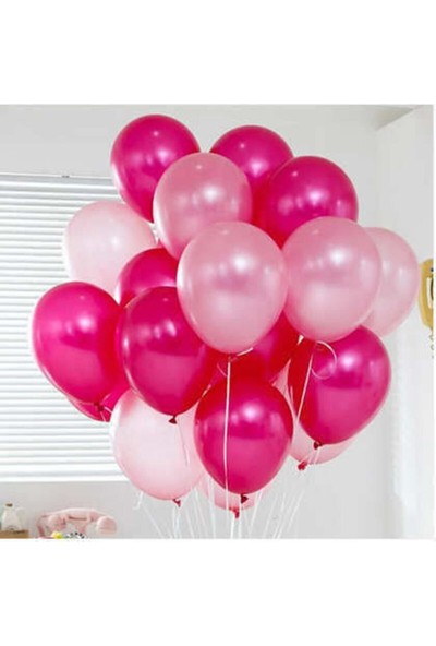 Bal10 Dünyası Fuşya - Pembe Karışık Metalik Balon 20 Adet Bal10 Dünyası Fuşya - Pembe Karışık Metalik Balon 20 Adet