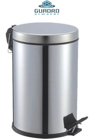 Guadro Armatür Krom 5 Litre Çöp Kovası Guadro Armatür Krom 5 Litre Çöp Kovası