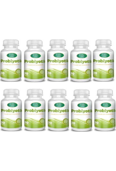 Food Core Probiyotik 10'lu Set 10 x 30 Kapsül Food Core Probiyotik 10'lu Set 10 x 30 Kapsül