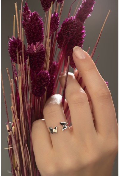 Ünal Silver Kadın Kelebek Model Minimal Yüzük 925 Ayar Gümüş Ünal Silver Kadın Kelebek Model Minimal Yüzük 925 Ayar Gümüş