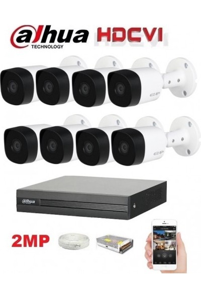 Dahua 8li Ahd Güvenlik Kamera Seti