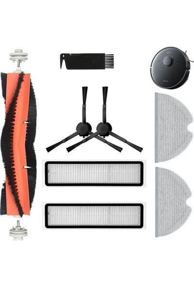Robotyedek Xiaomi Dreame L10 Pro Bot Vacuum Mop Uyumlu Yenileme Seti-Fırça, Filtre, Mop Robotyedek Xiaomi Dreame L10 Pro Bot Vacuum Mop Uyumlu Yenileme Seti-Fırça, Filtre, Mop