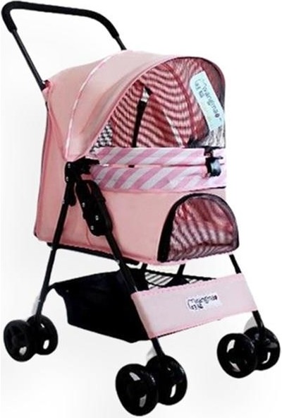 Zampa Showtime Kedi & Köpek Arabası Pembe, 42X69.5X88CM