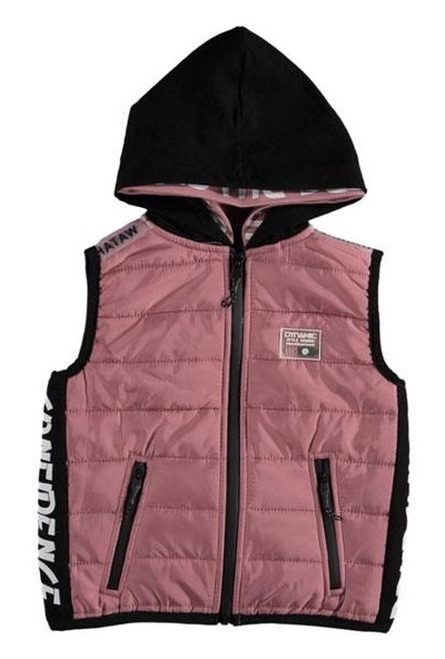 Akkuzu Çift Kapşonlu Yelek