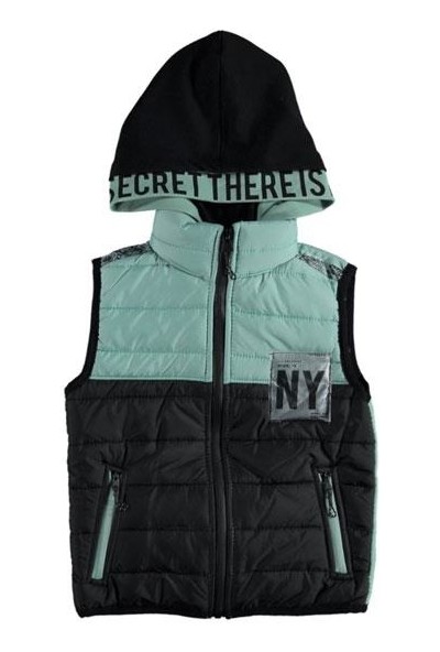 Akkuzu Kapşonlu Secret Yelek