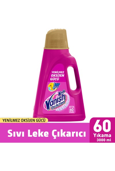 Vanish Kosla Oxi Action Gold Sıvı Leke Çıkarıcı 3000 ml Renkliler İçin Vanish Kosla Oxi Action Gold Sıvı Leke Çıkarıcı 3000 ml Renkliler İçin