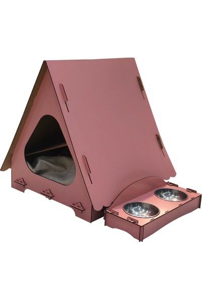 Essa Lazer Kedi Evi Bungalov Ahşap Dekoratif Kedi Kulübesi Barınak Yuva Kedi Yatağı Mamalık Pembe Essa Lazer Kedi Evi Bungalov Ahşap Dekoratif Kedi Kulübesi Barınak Yuva Kedi Yatağı Mamalık Pembe
