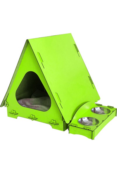 Essa Lazer Kedi Evi Bungalov Ahşap Dekoratif Kedi Kulübesi Barınak Yuva Kedi Yatağı Mamalık Yeşil Essa Lazer Kedi Evi Bungalov Ahşap Dekoratif Kedi Kulübesi Barınak Yuva Kedi Yatağı Mamalık Yeşil