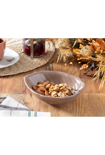 English Home Butterfly Seramik Çerezlik 16X13 cm Açık Kahve English Home Butterfly Seramik Çerezlik 16X13 cm Açık Kahve