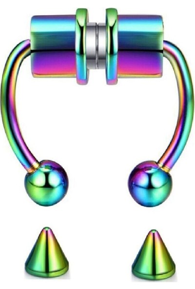 Ne&Ra Mıknatıslı Fake Piercing Hologram
