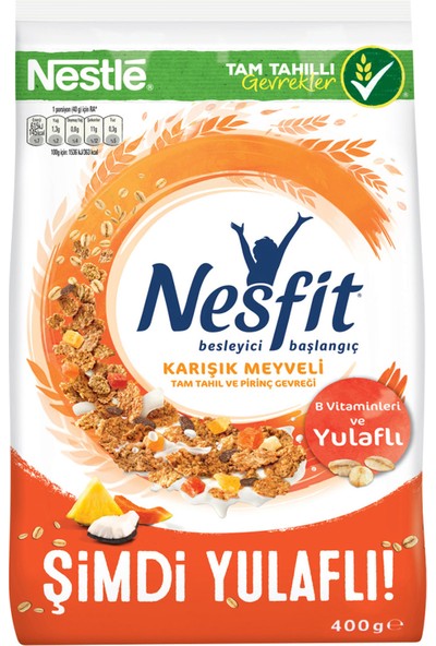 Nestle Nesfit Karışık Meyveli Kahvaltılık Gevrek 400 gr Nestle Nesfit Karışık Meyveli Kahvaltılık Gevrek 400 gr