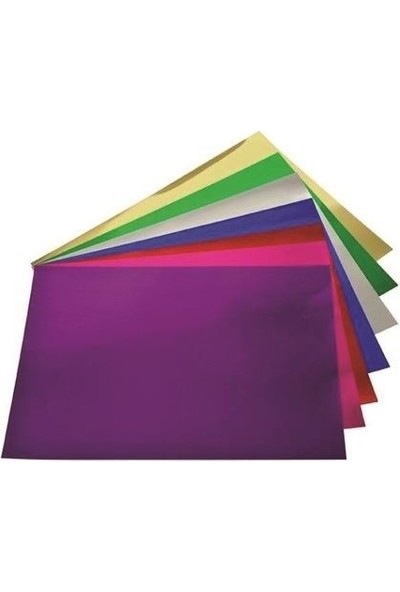 FKM Aynalı Karton 50X70 cm 10 Renk - 10'lu Metalik Karton Büyük Boy FKM Aynalı Karton 50X70 cm 10 Renk - 10'lu Metalik Karton Büyük Boy