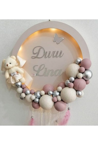 Bebek Ismine Özel Kapı Süsü