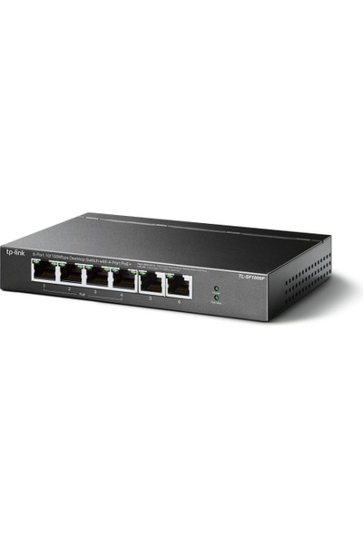 Tp-Link SF1006P 6 Port 10/100 4 Port Poe 67W Metal Kasa Switch Tp-Link SF1006P 6 Port 10/100 4 Port Poe 67W Metal Kasa Switch