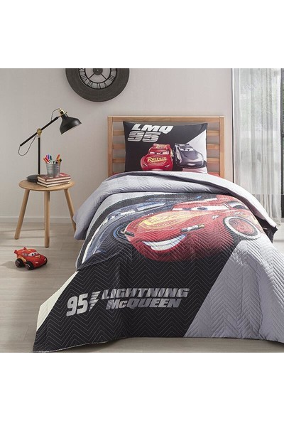 Özdilek Cars LMQ95 Disney Lisanslı Lastikli Çarşaf Kapitone Tek Kişilik Nevresim Takımı Gri Özdilek Cars LMQ95 Disney Lisanslı Lastikli Çarşaf Kapitone Tek Kişilik Nevresim Takımı Gri