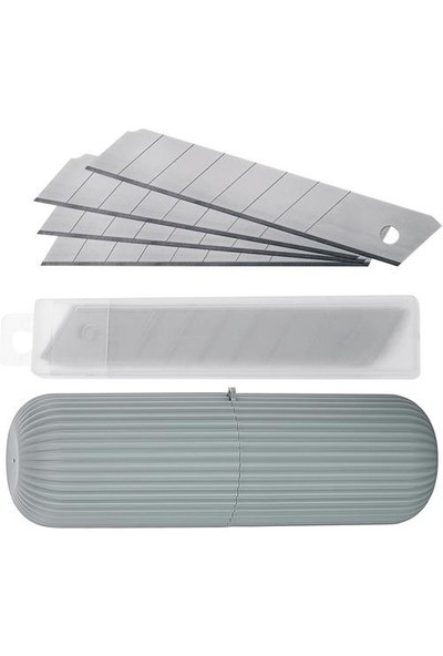 Transformacion 18 mm Büyük Boy Için Maket Bıçak Yedeği 100 Lü Kutulu Set