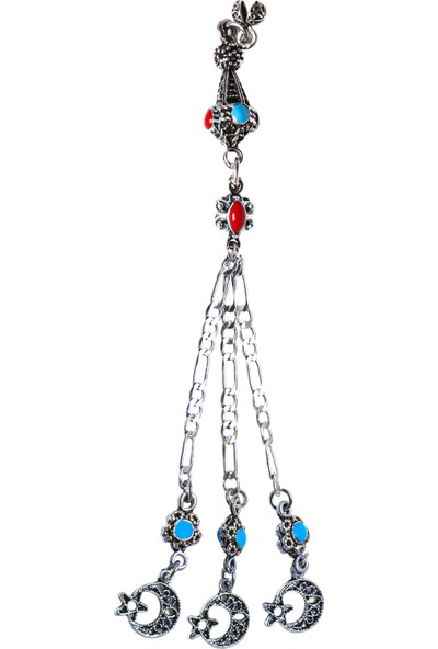 Tesbih Atölyesi Kararmaz Mercan Firuze Mineli Düşük Ayar Gümüş Halep Tesbih Püskülü Tesbih Atölyesi Kararmaz Mercan Firuze Mineli Düşük Ayar Gümüş Halep Tesbih Püskülü