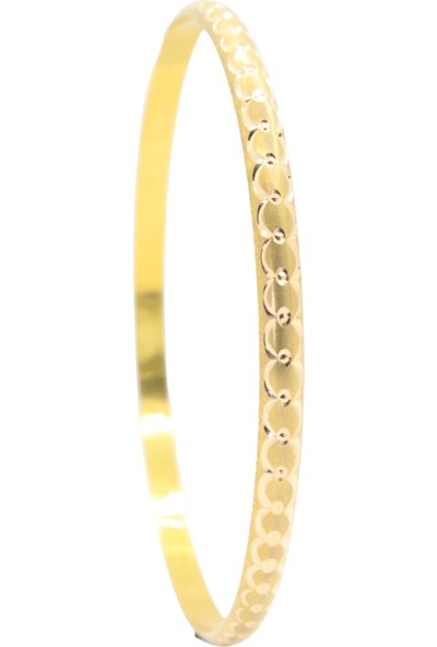 Cigold Taşsız Desenli Bilezik 14 Ayar Altın 2.56 gr 6783 Cigold Taşsız Desenli Bilezik 14 Ayar Altın 2.56 gr 6783