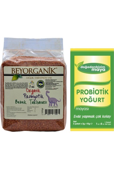 Beyorganik Organik Probiyotik Tarhana 500 Gr. - Probiyotik Yoğurt Mayası 5 x 20 gr Beyorganik Organik Probiyotik Tarhana 500 Gr. - Probiyotik Yoğurt Mayası 5 x 20 gr