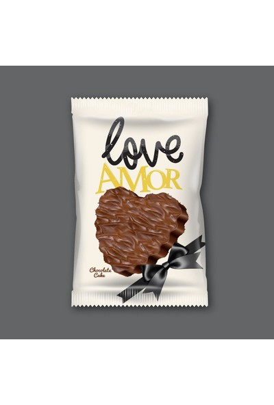 Bifa Love Amore Chocolate Kaplamalı Cake 60 gr x 24