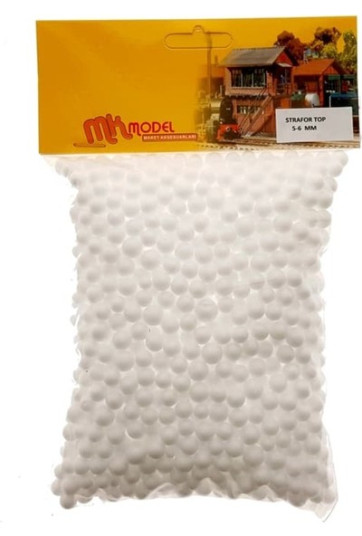 Mk Model 5-6mm Beyaz Strafor Top 4gr