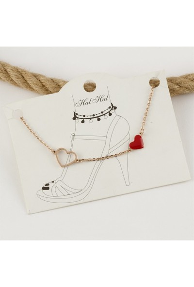 Kialvis Love Yazılı Lüks Çelik Halhal Kialvis Love Yazılı Lüks Çelik Halhal