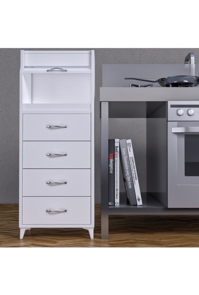 Anadolu Aysima Ekmek Dolabı Ekmeklik Kiler Dolabı Çok Amaçlı Dolap