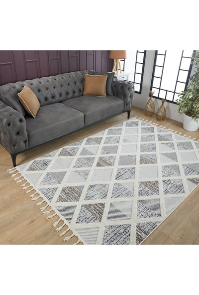 Venucci Home & Living Quincey Serisi Bukleli Salon-Oturma Odası-Mutfak-Çocuk Odası Halısı Venucci Home & Living Quincey Serisi Bukleli Salon-Oturma Odası-Mutfak-Çocuk Odası Halısı