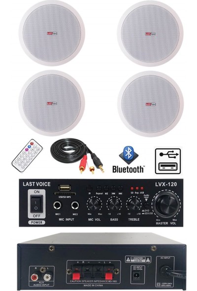 Lastvoice Ekonomi Ceiling Paket-4 Anfi ve Tavan Hoparlörü Seti Lastvoice Ekonomi Ceiling Paket-4 Anfi ve Tavan Hoparlörü Seti