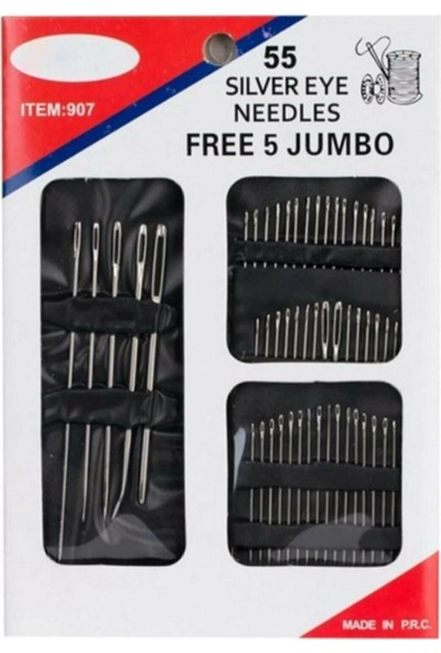 Ramdet Iğne Seti 55 Parça Çuvaldız Normal Iğne Seti Ramdet Iğne Seti 55 Parça Çuvaldız Normal Iğne Seti