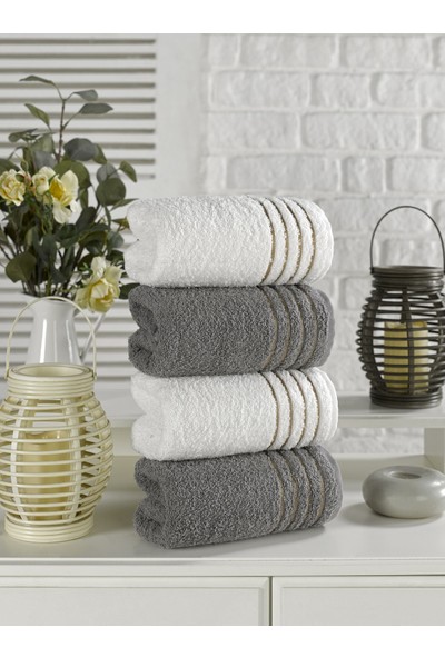 Casnack Diana Havlu Seti 4/'Lü 800gr. 50 x 90 cm