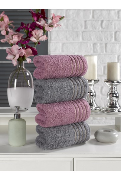 Casnack Diana Havlu Seti 4/'Lü 800gr. 50 x 90 cm