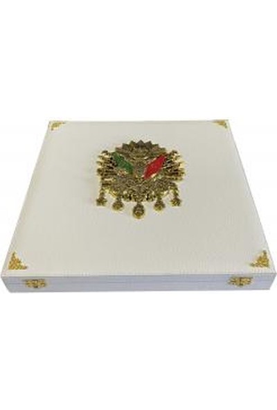 Artuğ Tesbih Tesbih Kutusu 11 Li Beyaz Osmanlı Devlet Armalı Artuğ Tesbih Tesbih Kutusu 11 Li Beyaz Osmanlı Devlet Armalı