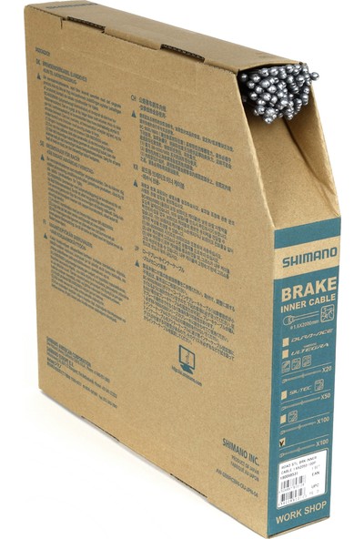 Shımano Fren Iç Kablo Yol Çelik 1.6X2050MM 1 Adet Shımano Fren Iç Kablo Yol Çelik 1.6X2050MM 1 Adet
