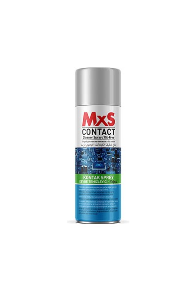 Mxs Kontak Sprey Devre Temizleyici - Yağsız 200ML (70501) Mxs Kontak Sprey Devre Temizleyici - Yağsız 200ML (70501)