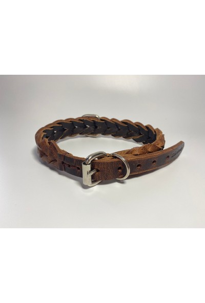 Rebel Dog Hakiki Deri El Örgüsü Köpek Tasması 3X65CM Rebel Dog Hakiki Deri El Örgüsü Köpek Tasması 3X65CM