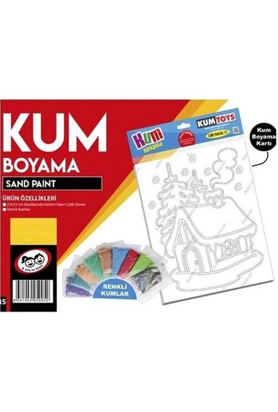 Kum Toys Kumtoys Kum Boyama Seti 10 'lu
