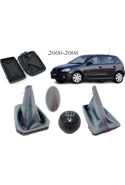 Vts Körük Opel Corsa C Vites Körüğü + El Freni Körüğü + Vites Topuzu Sarı Dikiş Vts Körük Opel Corsa C Vites Körüğü + El Freni Körüğü + Vites Topuzu Sarı Dikiş