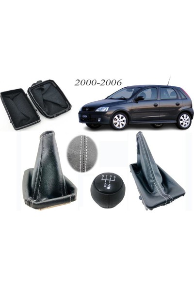 Vts Körük Opel Corsa C Vites Körüğü + El Freni Körüğü + Vites Topuzu Gri Dikiş Vts Körük Opel Corsa C Vites Körüğü + El Freni Körüğü + Vites Topuzu Gri Dikiş