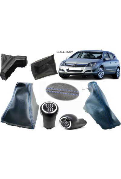 Vts Körük Opel Astra H Vites Körüğü + El Freni Körüğü + Vites Topuzu 6 Ileri Mavi Dikiş