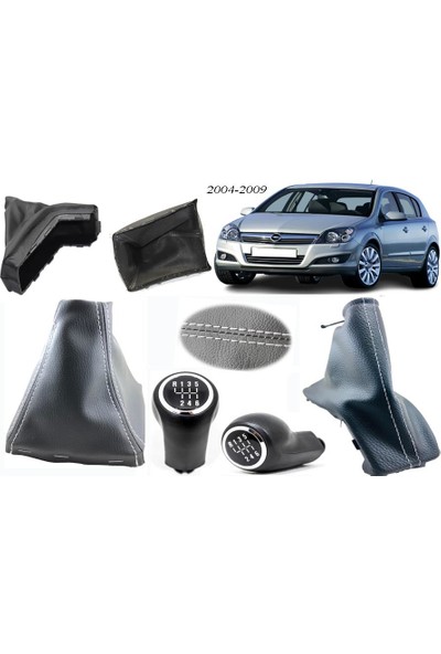 Vts Körük Opel Astra H Vites Körüğü + El Freni Körüğü + Vites Topuzu 6 Ileri Gri Dikiş