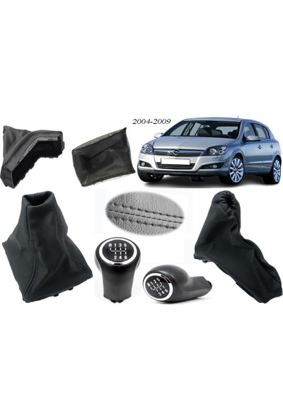 Vts Körük Opel Astra H Vites Körüğü + El Freni Körüğü + Vites Topuzu 6 Ileri Siyah Dikiş