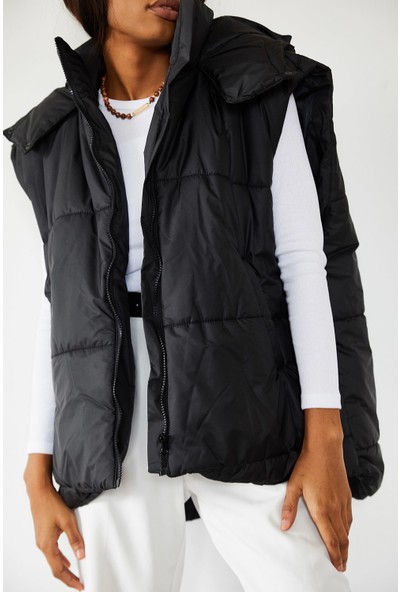 Xhan Siyah Şişme Yelek 2KXK4-45434-02