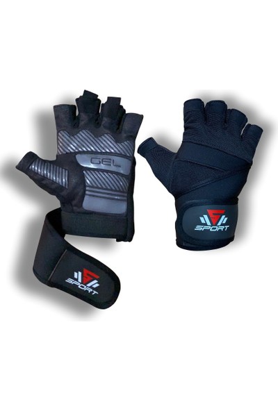 ST Sporcu Fitness Ağırlık Bileklikli Sporcu Eldiveni