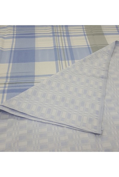 Mrs.Gugar Pamuk Pike Çift Kişilik Mavi Mrs.Gugar Pamuk Pike Çift Kişilik Mavi